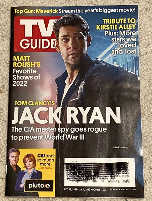 TV GUIDE MAGAZINE Dec. 19, 2022 - January 1, 2023, Jack Ryan £8.44 ...