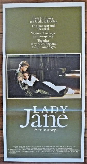 LADY JANE ORIGINAL 1986 Australian Daybill Movie Poster Helena Bonham ...