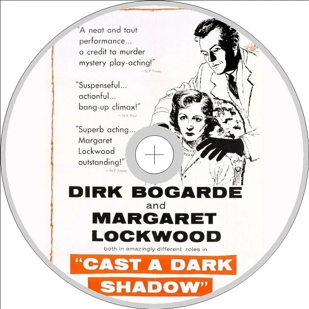 CAST A DARK Shadow (1955) Starring Dirk Bogarde, Margaret Lockwood, Kay ...