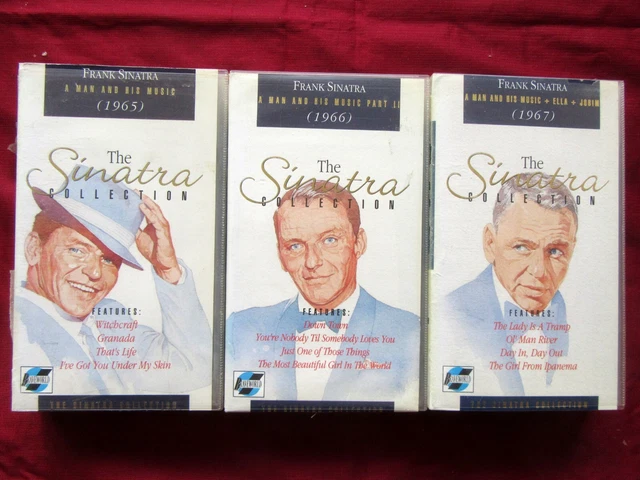 FRANK SINATRA COLLECTION 12 VHS Video Tape Cassettes Concerts Shows ...