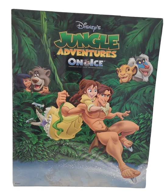 DISNEY'S JUNGLE ADVENTURES On Ice Program Book Feld Entertainment 2000 Vintage ⬇ £17.34 ...