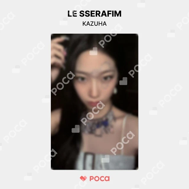 [LE SSERAFIM KAZUHA] Carte photo officielle du concert-bénéfice EASY... EUR 9,10 - PicClick FR