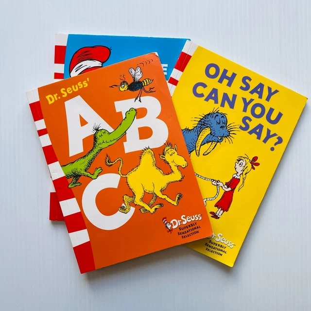 DR. SEUSS BOOK Bundle ABC / The Cat In The Hat / Oh Say Can You Say ...
