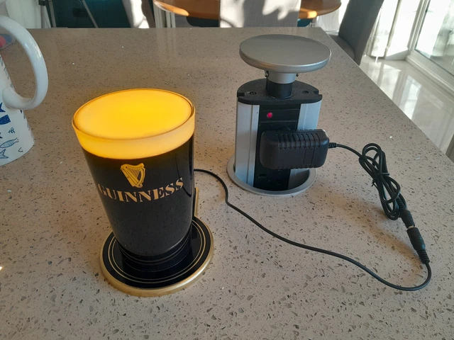 GUINNESS ILLUMINATED BAR Top Pub Pump Font Light (Working) £89.99 ...
