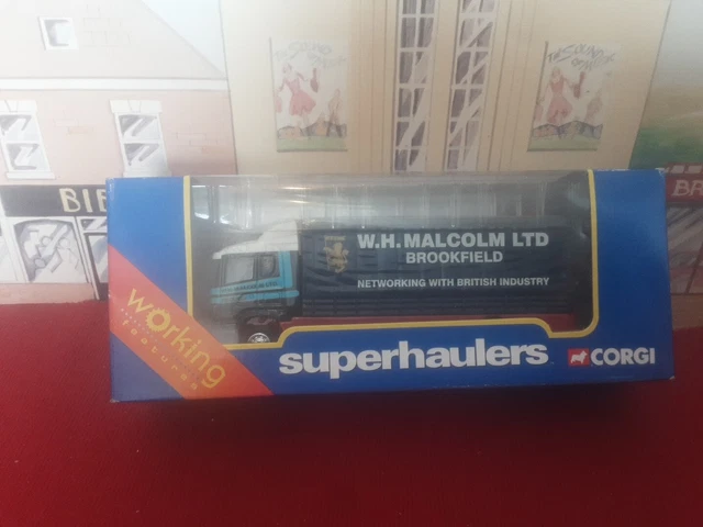CORGI SUPERHAULERS TY86618 Scania Rigid Truck WH Malcolm Brookfield 1: ...