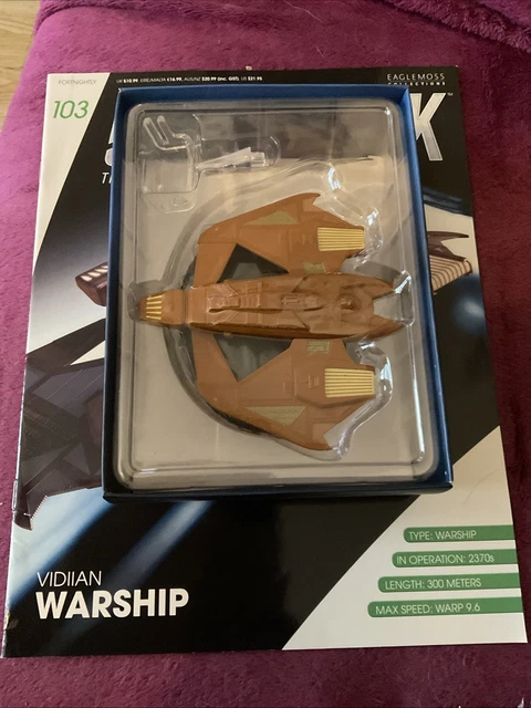 STAR TREK EAGLEMOSS Official Starships #103 Vidiian Warship See ...