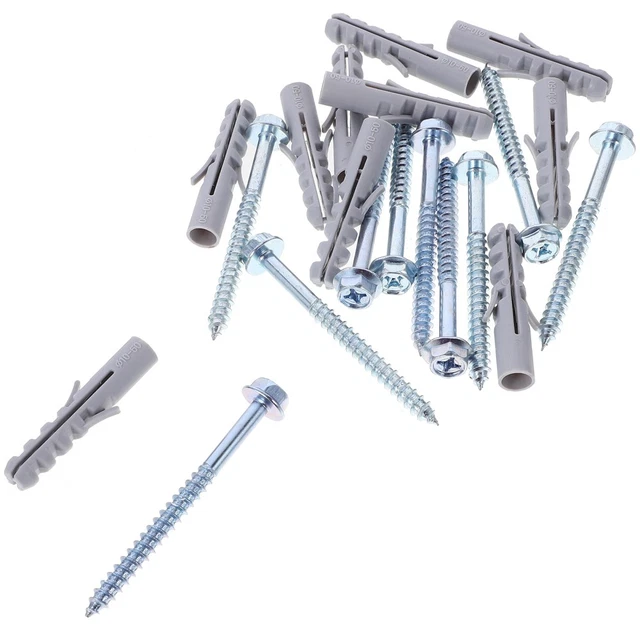 10 SETS TV Rack Screw Self-drilling Anchor Screws Wall Mount Bracket ...