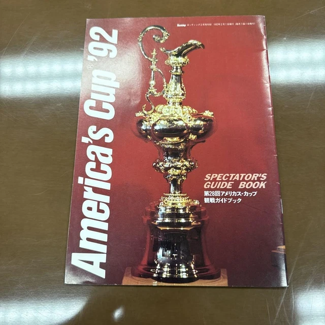AMERICA'S CUP '92 Viewing Guidebook Magazine 4e £25.12 - PicClick UK