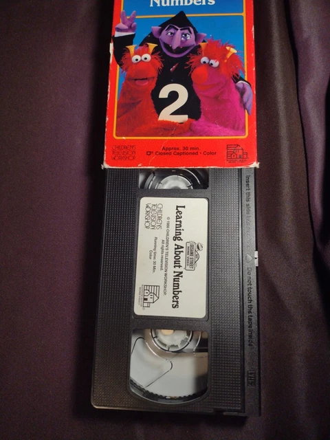 VHS SESAME STREET - Learning About Numbers (VHS, 1986) £3.60 - PicClick UK