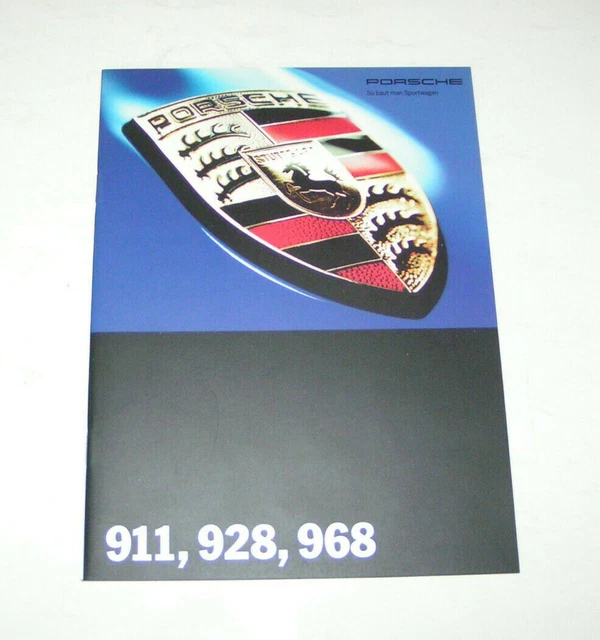 PROSPECTUS / BROCHURE Porsche 968, 911 Carrera, 928 GTS - Édition 1993 ...