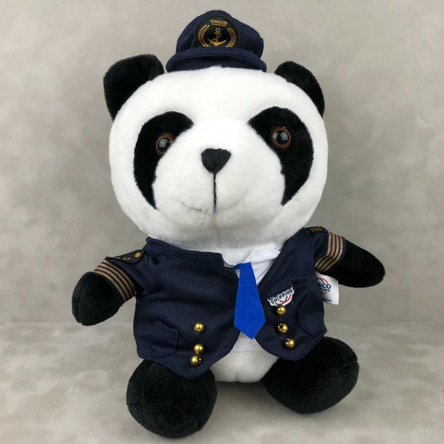 RARE COSCO SHIPPING Lines Company Panda Captain Mascot 12" Plush £35.80 ...