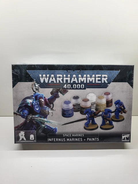 BOITE WARHAMMER 40K Space Marines Infernus Marines Paint Neuf EUR 29,90 ...