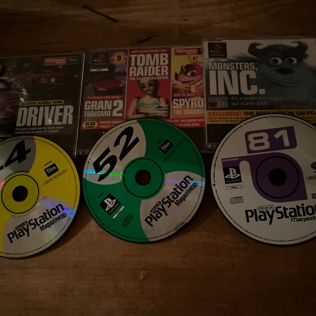 PS1 OFFICIAL UK PlayStation Magazine - Euro Demo 44 52 And 81 3 Discs £ ...