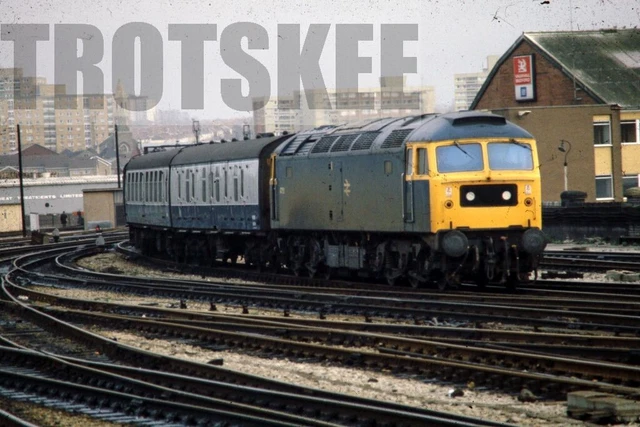 35MM SLIDE BR British Railways Diesel Loco Class 47 47151 Bristol 1980 ...