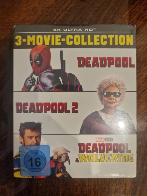DEADPOOL TRILOGY 3 Film Collection Reg B German Release 4K UHD £10.80 ...