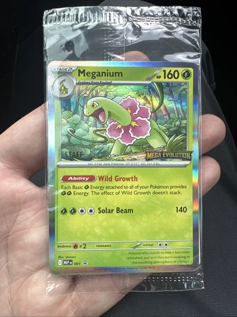 POKÉMON TCG - Mega Evolution - STAFF Prerelease Promos - Full Set of 4 ...