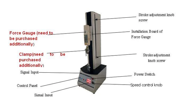 NEW 1000N 200MM Electric Single Column Vertical Test Stand AEL-1000N ...