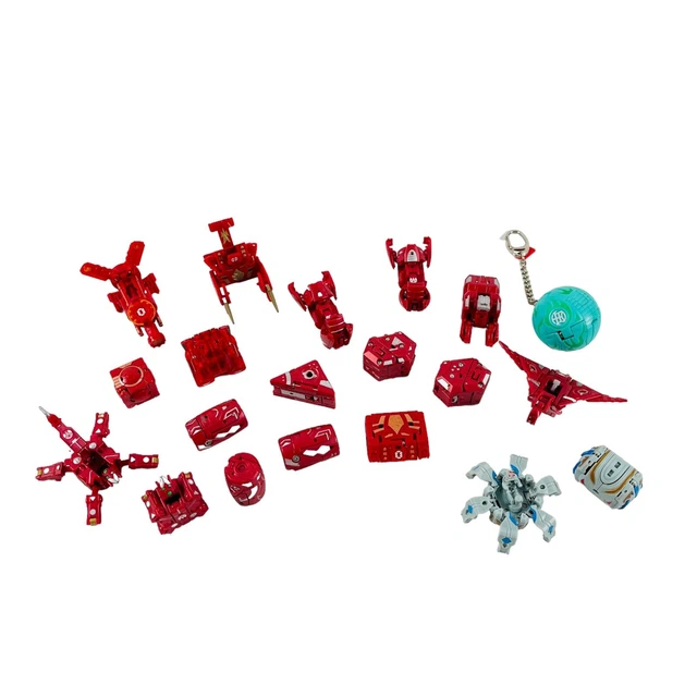 BAKUGAN BATTLE BRAWLERS 20pc Mixed Lot Pyrus Maxus Dragonoid Trap Haos ...