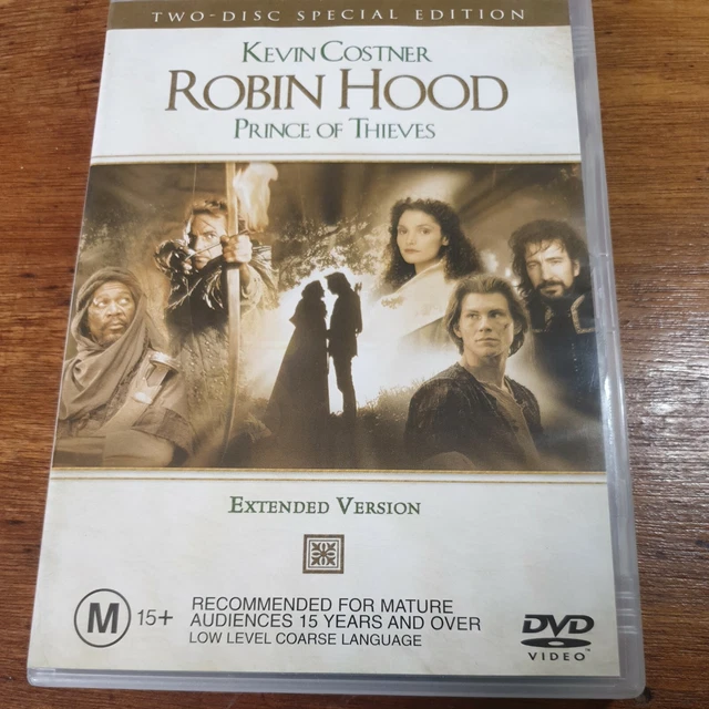 ROBIN HOOD PRINCE of Thieves DVD Kevin Costner, Christian Slater R4 ...