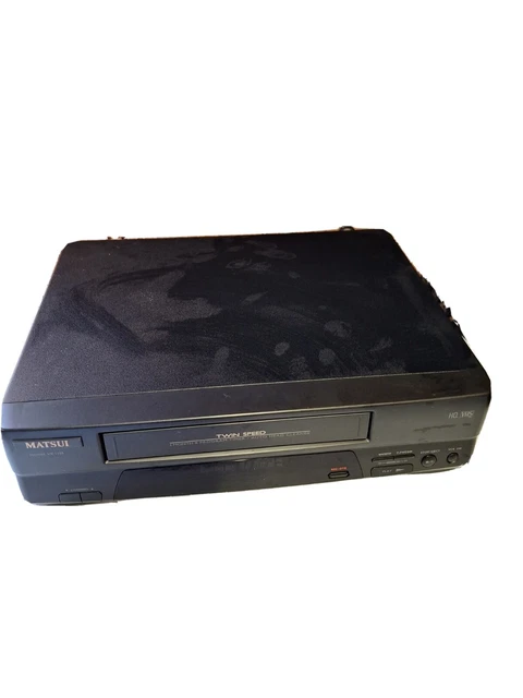 MATSUI VX1105 VHS Video Vcr Lettore Hq Vhs Pal Auto Pulizia Testina ...