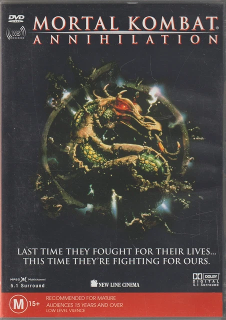 MORTAL KOMBAT ANNIHILATION (1997) - RARE Oz Roadshow VHS Issue - ACTION ...