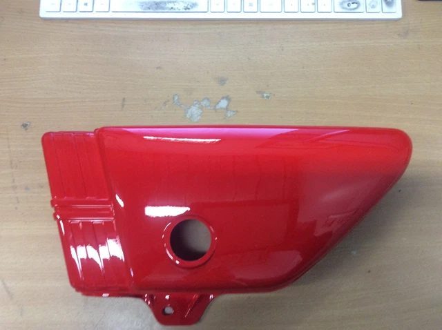 GENUINE YAMAHA PARTS Chappy Red Left Side Cover Rx125 1978-1979 1Y8 ...