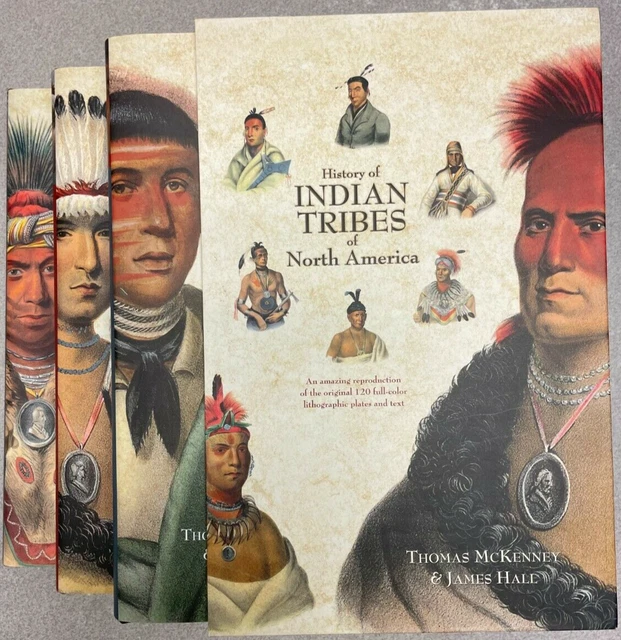 HISTORY OF INDIAN Tribes of North America - 3 Volume Box Set £111.86 ...