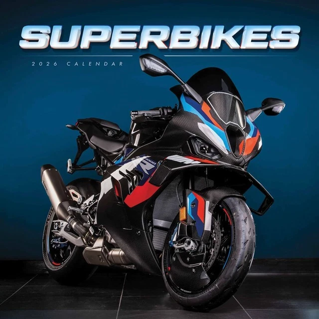 CALENDRIER SUPERBIKES 2026 Otter House Grand Mur Wiro Mois À Vue EUR 25 ...