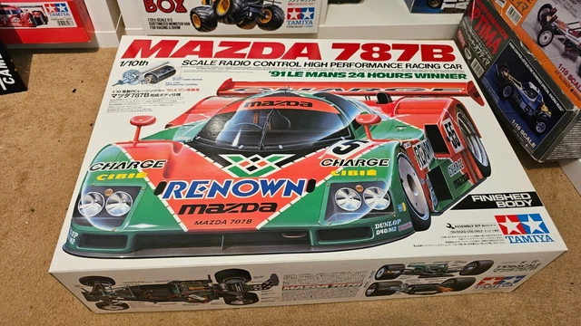 TAMIYA 58357 1/10 RC MAZDA 787B Finished Body RS540 NIB 100% complete £ ...