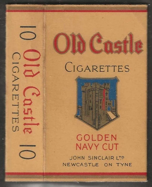 VINTAGE CIGARETTE/TOBACCO PACKET-#1803- Hull Only - Sinclair Old Castle ...