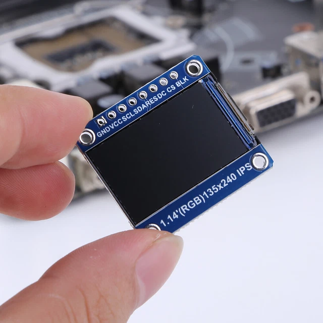 1.14 INCH TFT Colorful Display Module 8 Pin ST7789 TFT Display Board ...