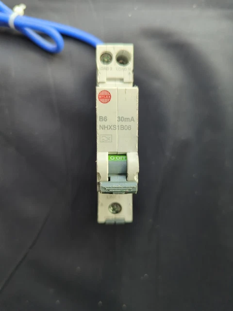WYLEX 6A 30MA RCBO B6 Miniatura RCBO NHXS1B06 Tipo A 1 POLO 230/240V ...