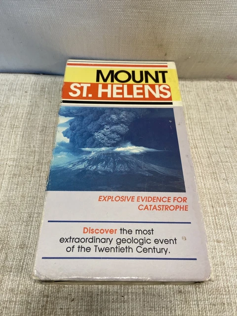 MOUNT ST. HELENS - Explosive Evidence For Catastrophe VHS 1980 volcano ...