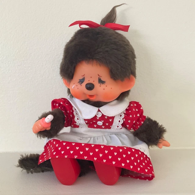 VINTAGE MONCHHICHI MONCHICHI Sekiguchi Crying Girl Monkey Plush Japan ...