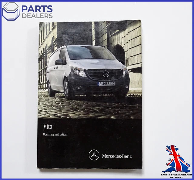 GENUINE MERCEDES-BENZ VITO W447 2014-2019 Owners Manual Handbook User ...