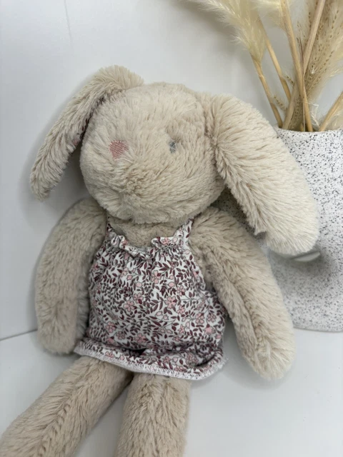 NEXT MY BEST Friend Beige Bunny Rabbit Pink Soft Toy Purple Floral ...