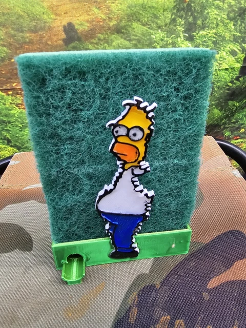 3D PRINTED HOMER Simpson The Simpsons Sponge Holder Inc Sponge Large ...