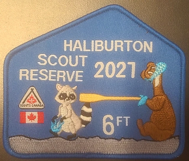 HALIBURTON SCOUT RESERVE crest badge patch (2021) Scouts Canada $5.00 ...