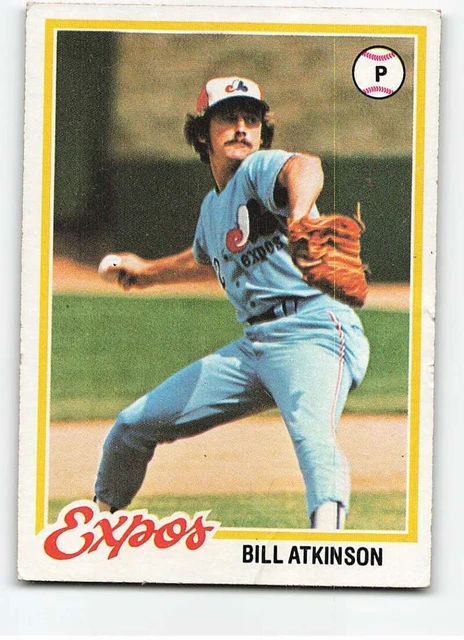 1978 TOPPS #43 Bill Atkinson VG très bon recrue RC Expos ID:121948 EUR ...