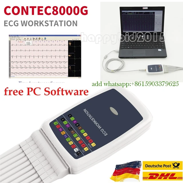 CONTEC DIGITAL SPIROMETER Pulmonary Respiratory Diagnostics Spirometry ...