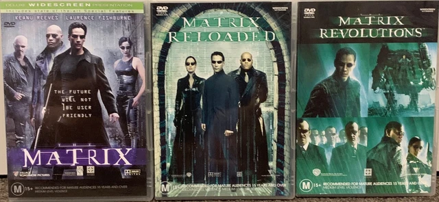 THE MATRIX COLLECTION - 3 Movie Bundle - The Original, Reloaded and ...