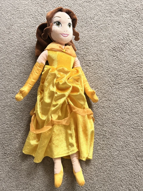 DISNEY STORE PRINCESS BELLE Beauty and the Beast Plush Doll soft toy 20 ...