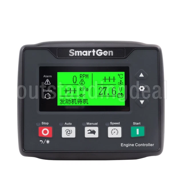 HEM4100 AUTOSTART STOP Electric Generator Engine Controller LCD Display ...