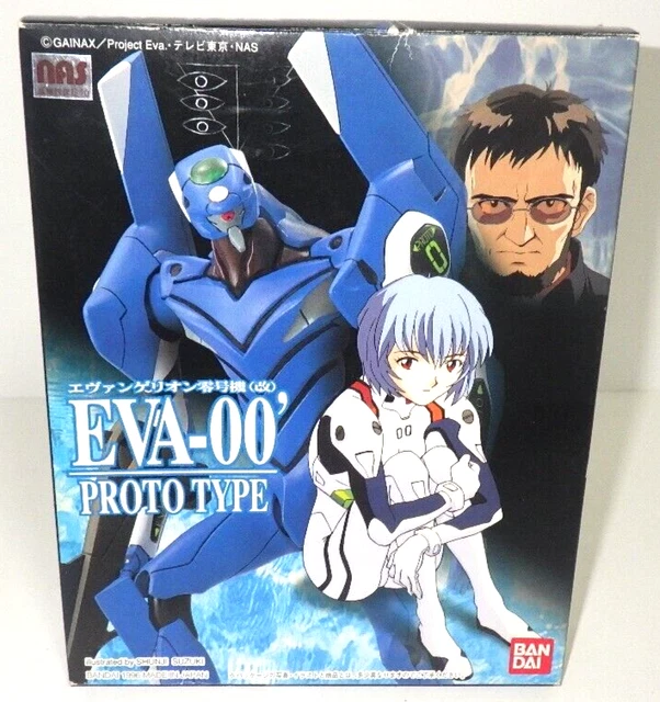 BANDAI EVANGELION EVA-00 PROTO TYPE Rei Ayanami Blue vintage & Rare du ...