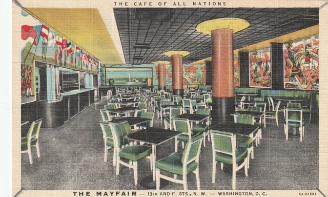 DINING HALL AT The Mayfair, The Café Of All Nations In Washington, DC ...