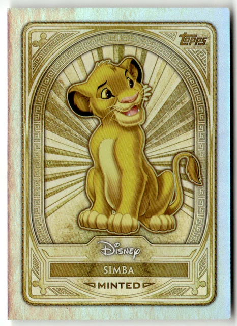 TOPPS DISNEY MINTED 2025 Card No. 77 Simba Gold Minted Refractor £7.04 ...
