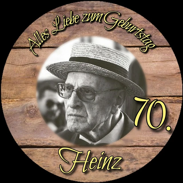 TORTENAUFLEGER ESSBAR FONDANT rund 20cm durchmesser Geburtstag Personalisiert EUR 8,00 - PicClick DE