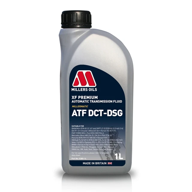 MILLERS OILS XF Premium ATF DCT DSG Transmission Oil - VW, AUDI, SEAT ...