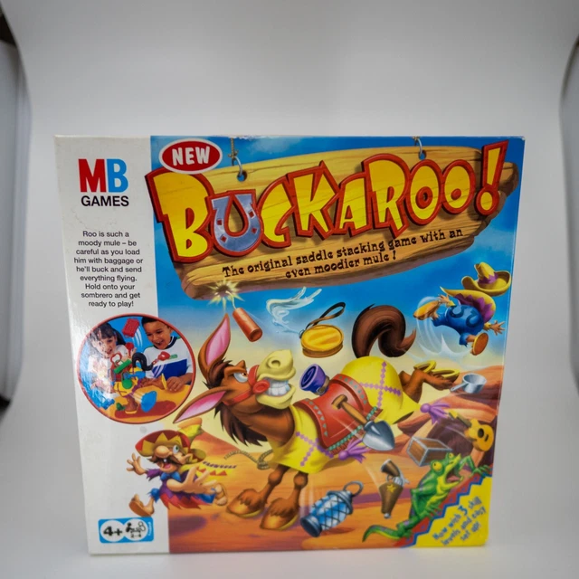 BUCKAROO! SADDLE STACKING Fun Game with a Moody Mule by Hasbro 2011 ...