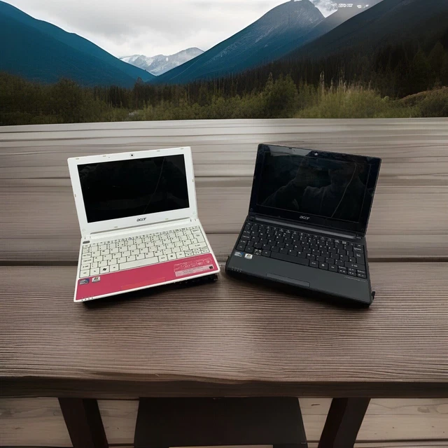 ROSA NERO ACER ASPIRE One 1 Laptop Modello PAV70 X 2 Windows 7 EUR 26 ...